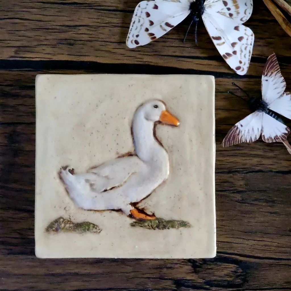 Duck 4 Inch Tile – Fire Creek Clay LLC